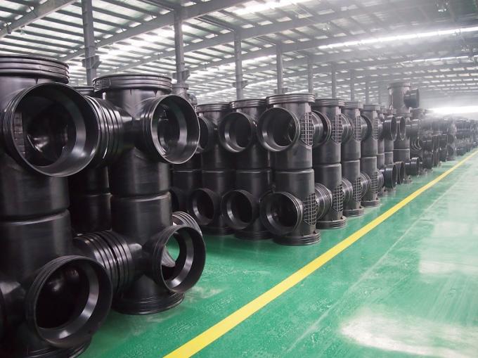 Polyethlene Inspection Manhole for Rainwater 180 Degree Chamber